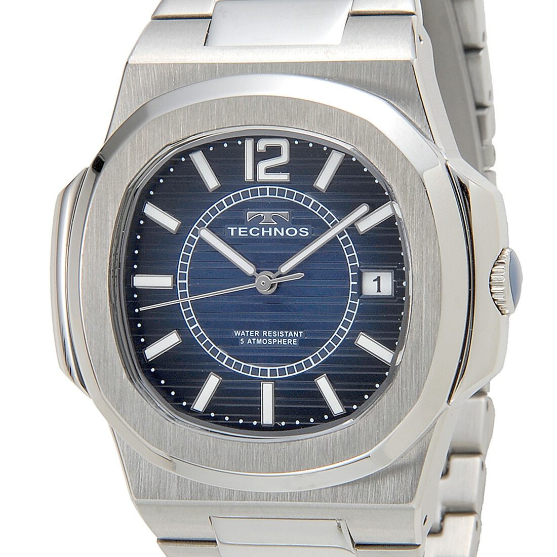 【楽天市場】TECHNOS テクノス メンズ 腕時計 ブルー T9C23SN デイト ステンレス：s-select