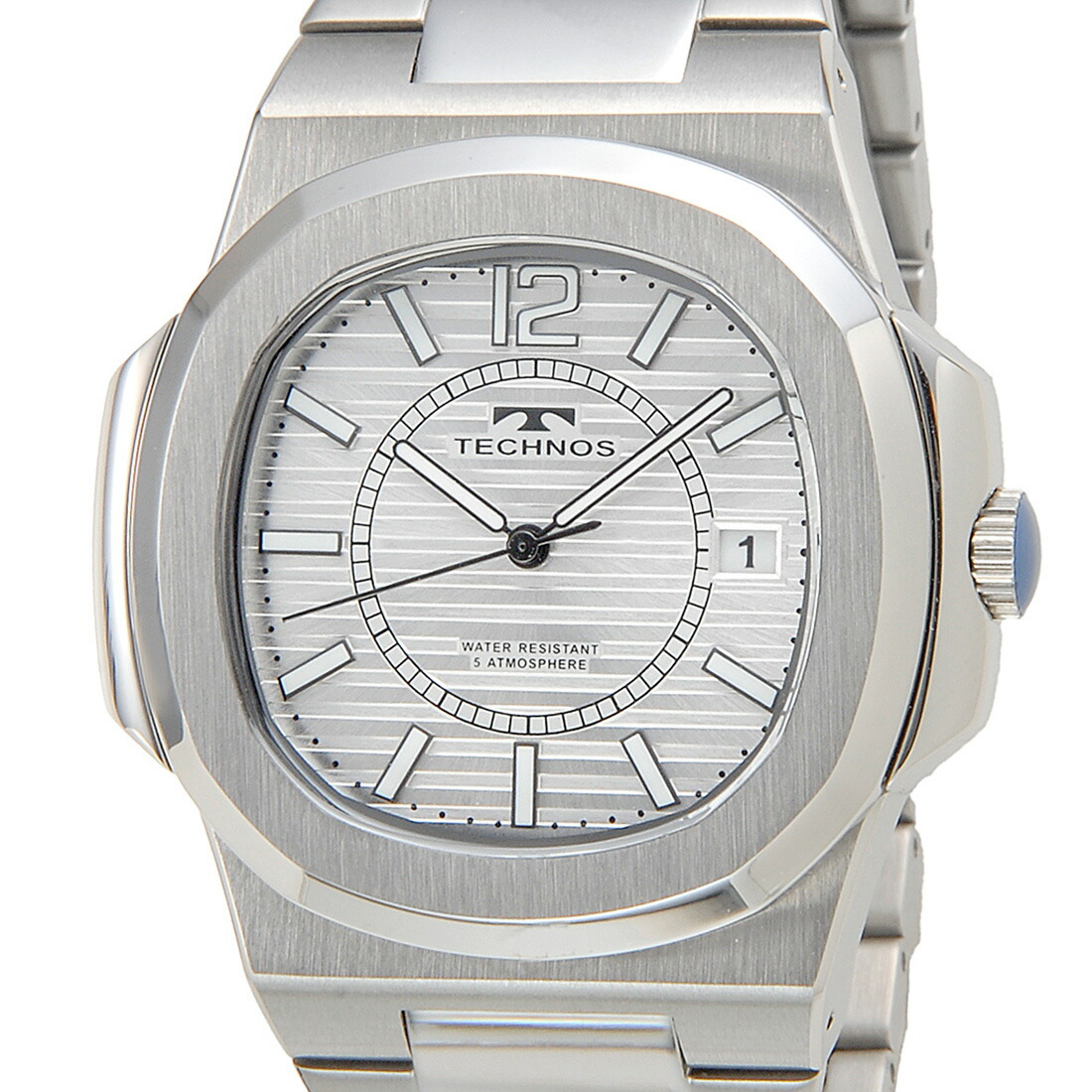 【楽天市場】TECHNOS テクノス メンズ 腕時計 シルバー T9C23SS デイト ステンレス：s-select