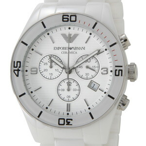 【楽天市場】エンポリオ アルマーニ EMPORIO ARMANI メンズ 腕時計 セラミカ ホワイト クロノグラフ AR1424：s-select