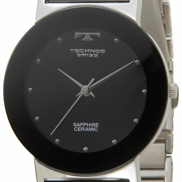 【楽天市場】テクノス TECHNOS TBM674TB セラミック クォーツ ブラック メンズ腕時計：s-select