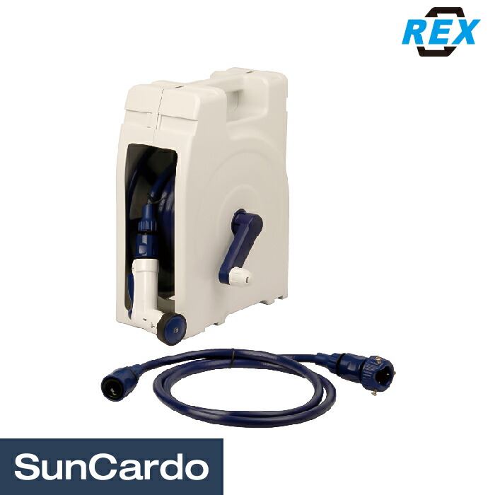 【楽天市場】【新春ポイントアップ祭期間P最大25倍】ホース ホースリール 洗車 REX(レックス) 15m ミニカバーホースリールセット YM98009：工具・カー用品のSunCardo