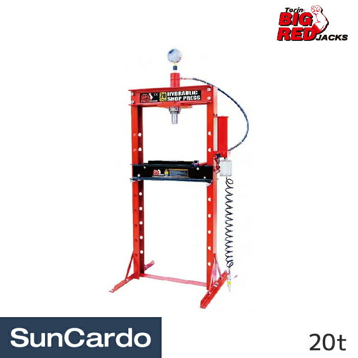 【楽天市場】【新春ポイントアップ祭期間P最大25倍】整備 工具 油圧プレス BIGRED Torin BIG RED(ビッグレッド) メーター付油圧プレス 20t TY20002：工具・カー用 ...
