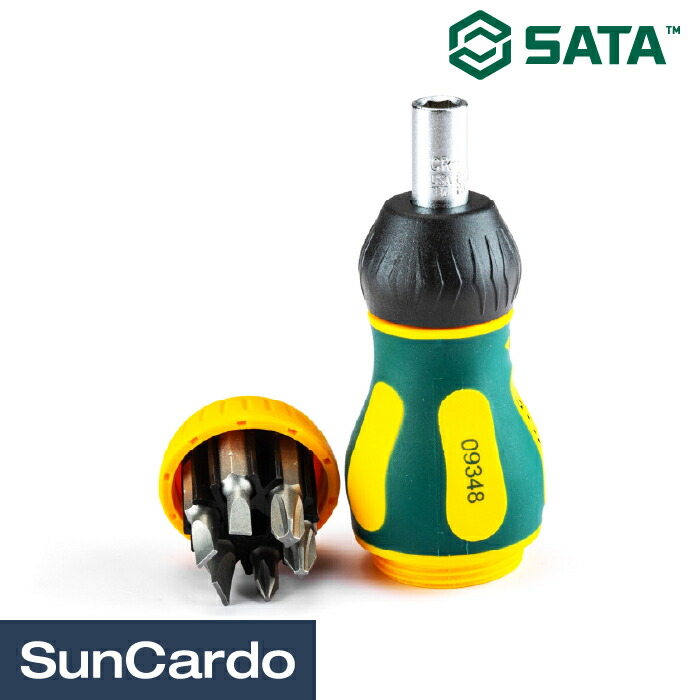 【楽天市場】工具 整備 ドライバー スタビドライバー スタビードライバー SATA Tools サタツールズ SATA(サタ) スタビラチェットドライバーセット 09348：工具・カー用品の ...