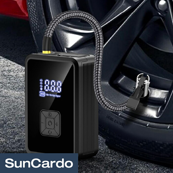 【楽天市場】【10％OFF】工具 整備 車 空気入れ タイヤ ボール 自転車 バイク 充電式ポータブルエアーポンプ：工具・カー用品のSunCardo