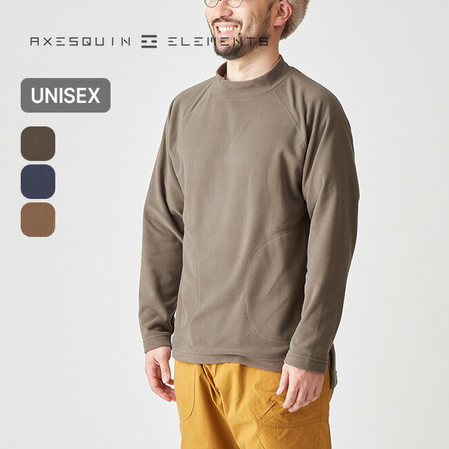 【楽天市場】【SALE 30%OFF】アクシーズクインエレメンツ フリースのモックネックセーター AXESQUIN ELEMENTS メンズ レディース ユニセックス 021085 Tシャツ ...