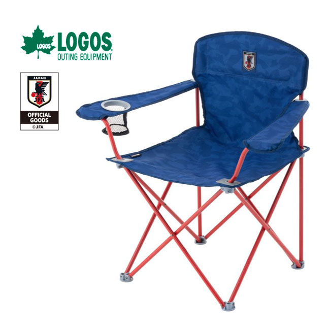 【楽天市場】ロゴス スリムチェア サッカー日本代表ver. LOGOS 85000006 イス チェア コンパクト サッカー日本代表 ...