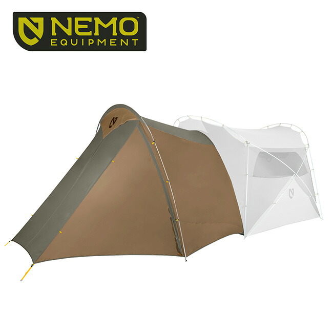 【楽天市場】ニーモ ワゴントップガレージ NEMO WAGONTOP GARAGE NM-WGTG-CY 4人用テント 前室 拡張 キャンプ ...