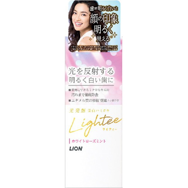 【楽天市場】Lighteeハミガキ ホワイトローズミント 53g：サンドラッグe-shop