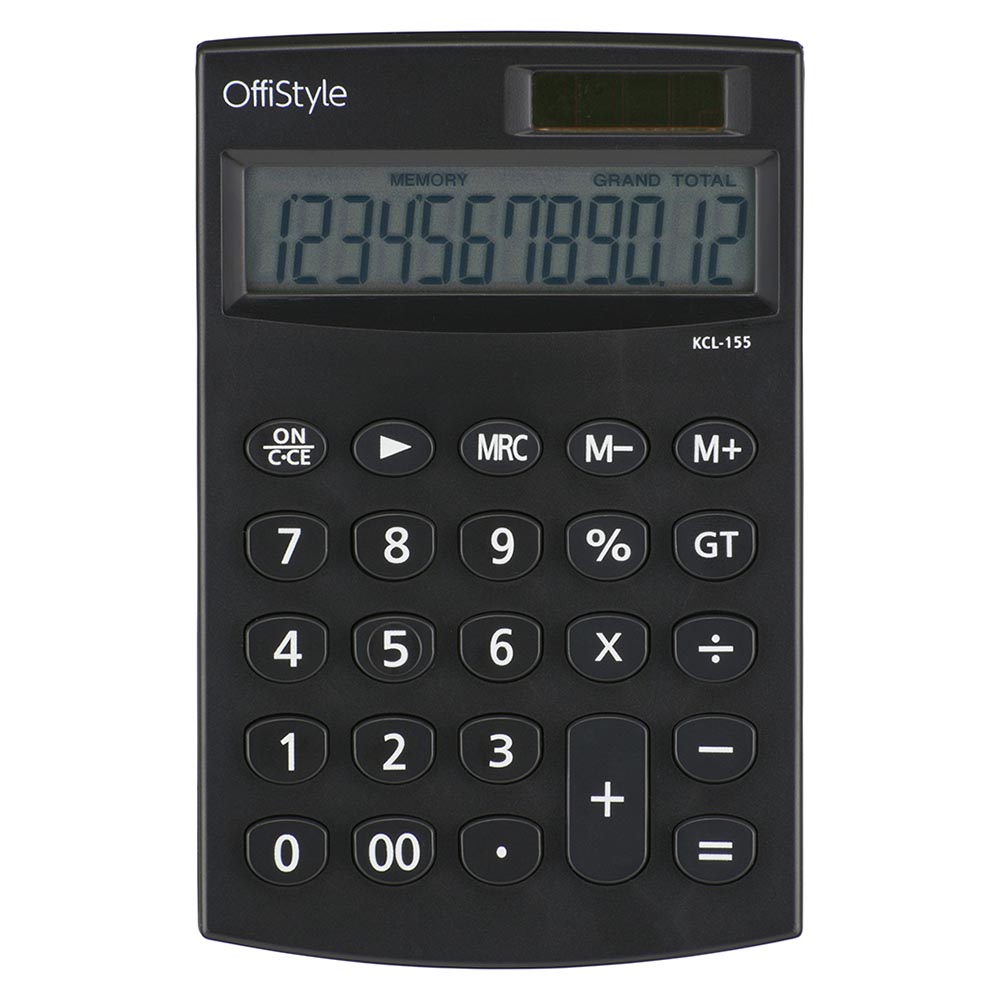 【楽天市場】オーム電機 OffiStyle 卓上電卓 12桁：サンドラッグe-shop