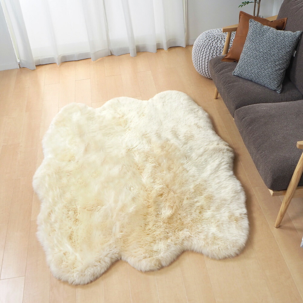 【楽天市場】可愛い ムートンフリース 140x180cm M-511 ベージュ メーカー直送 返品・キャンセル不可【他商品の同時購入不】：サン ...