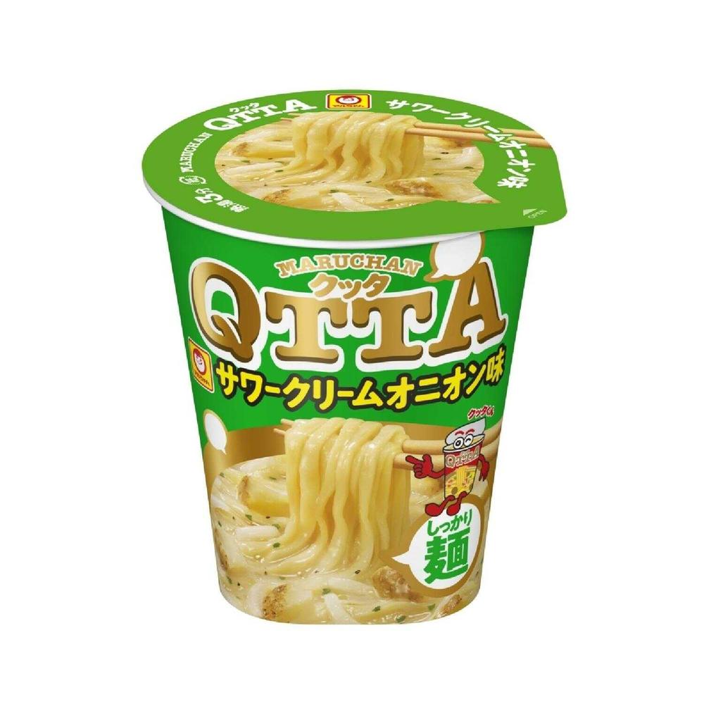 【楽天市場】 東洋水産 MARUCHAN QTTA サワークリームオニオン味 82g 【12個セット】：サンドラッグe-shop