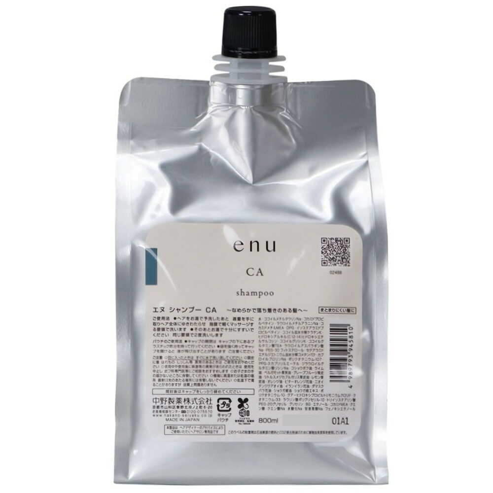【楽天市場】中野製薬 enu（エヌ） シャンプー CA レフィル 800ml：サンドラッグe-shop