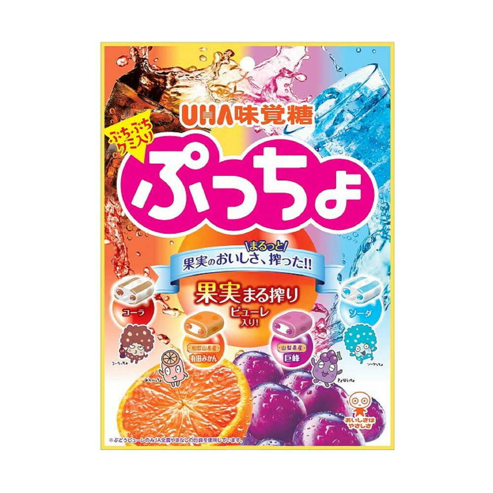 【楽天市場】 UHA ぷっちょ袋4種アソート 88g 【6個セット】：サンドラッグe-shop