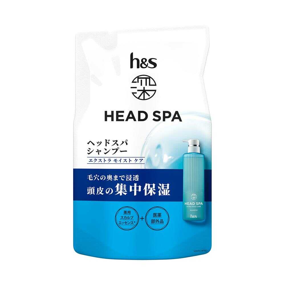 【楽天市場】【医薬部外品】P&G 深ヘッドスパ by h&s エクストラ モイスト ケア シャンプー詰め替え 350g：サンドラッグe-shop