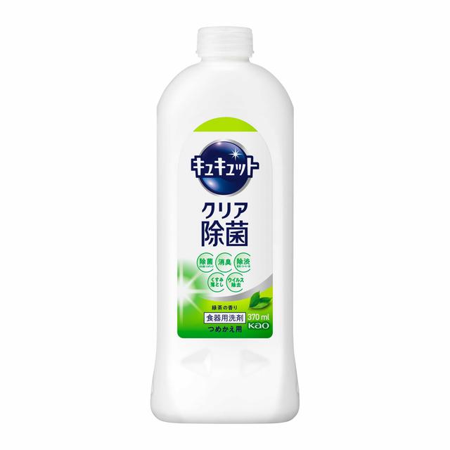 【楽天市場】花王 キュキュット クリア除菌 緑茶の香り つめかえ用 370ml：サンドラッグe-shop