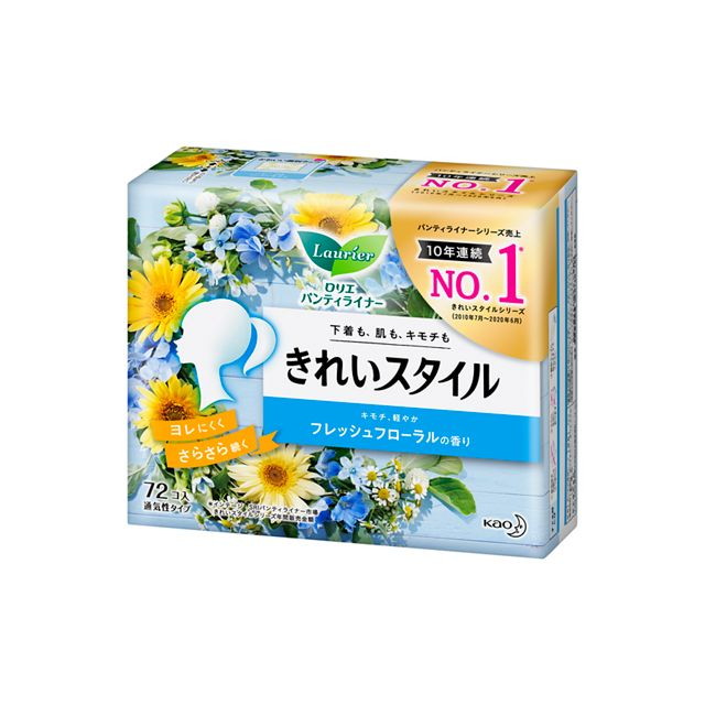 【楽天市場】花王 ロリエ きれいスタイル フレッシュフローラルの香り 72コ入【3個セット】：サンドラッグe-shop