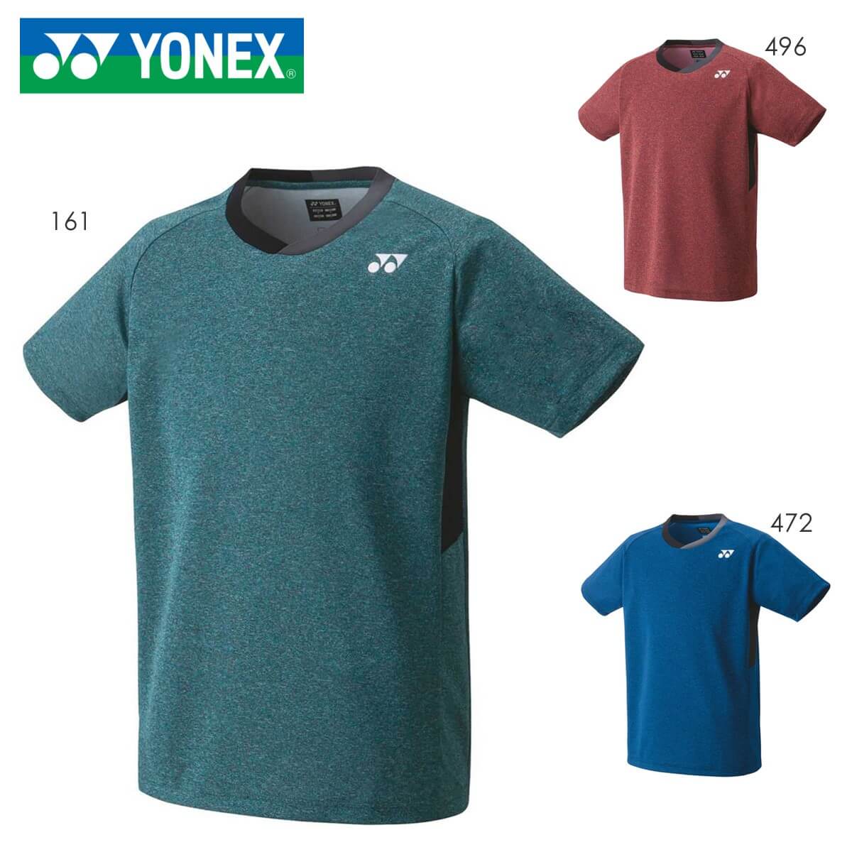 【楽天市場】YONEX 10527 ユニゲームシャツ(フィットスタイル) トップス テニス・バドミントンウェア(ユニ/メンズ) ヨネックス ...