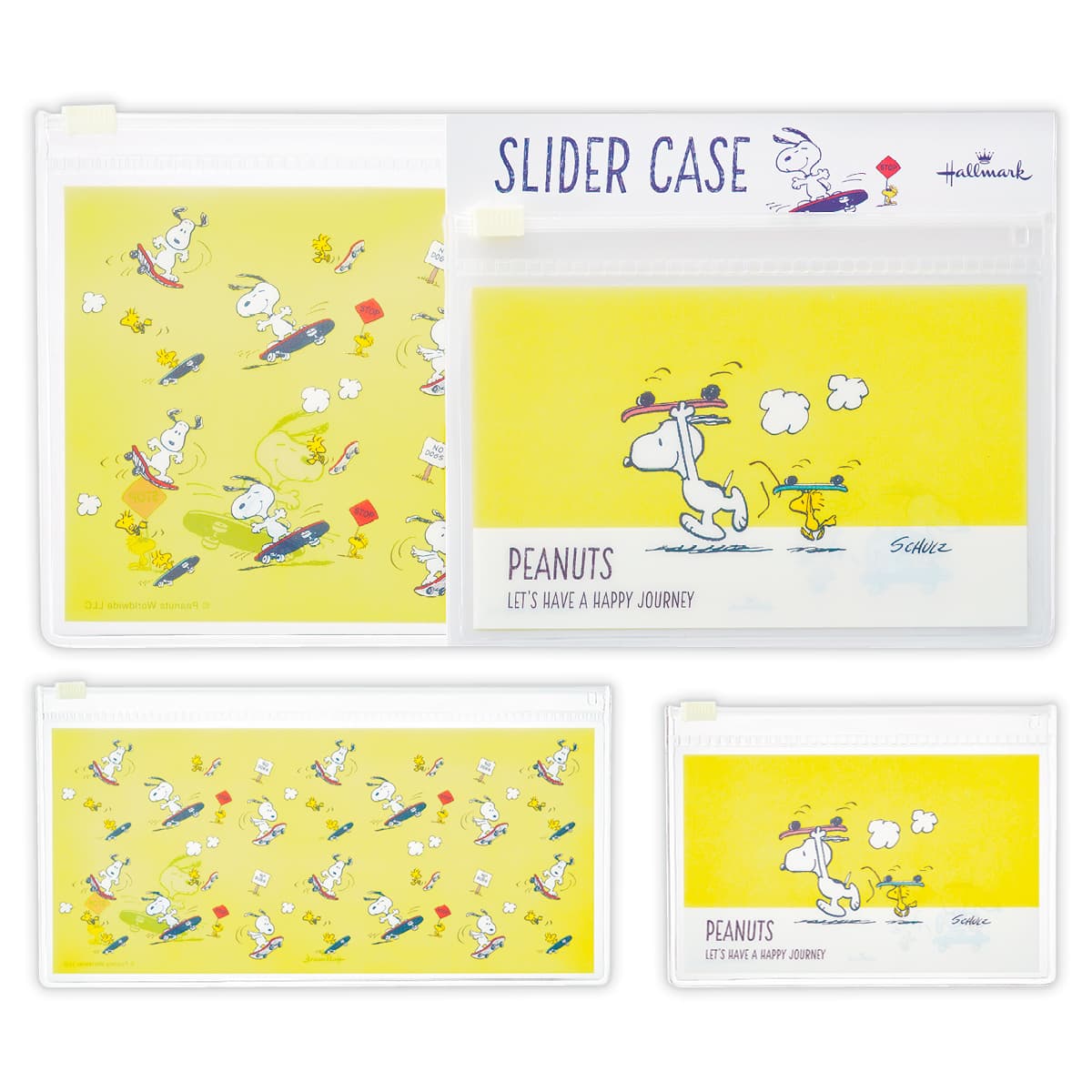 【楽天市場】スヌーピー スライダーケース イエロー スケボー SNHJ 大小2枚セット 843793 日本ホールマーク キャラクターグッズ ...