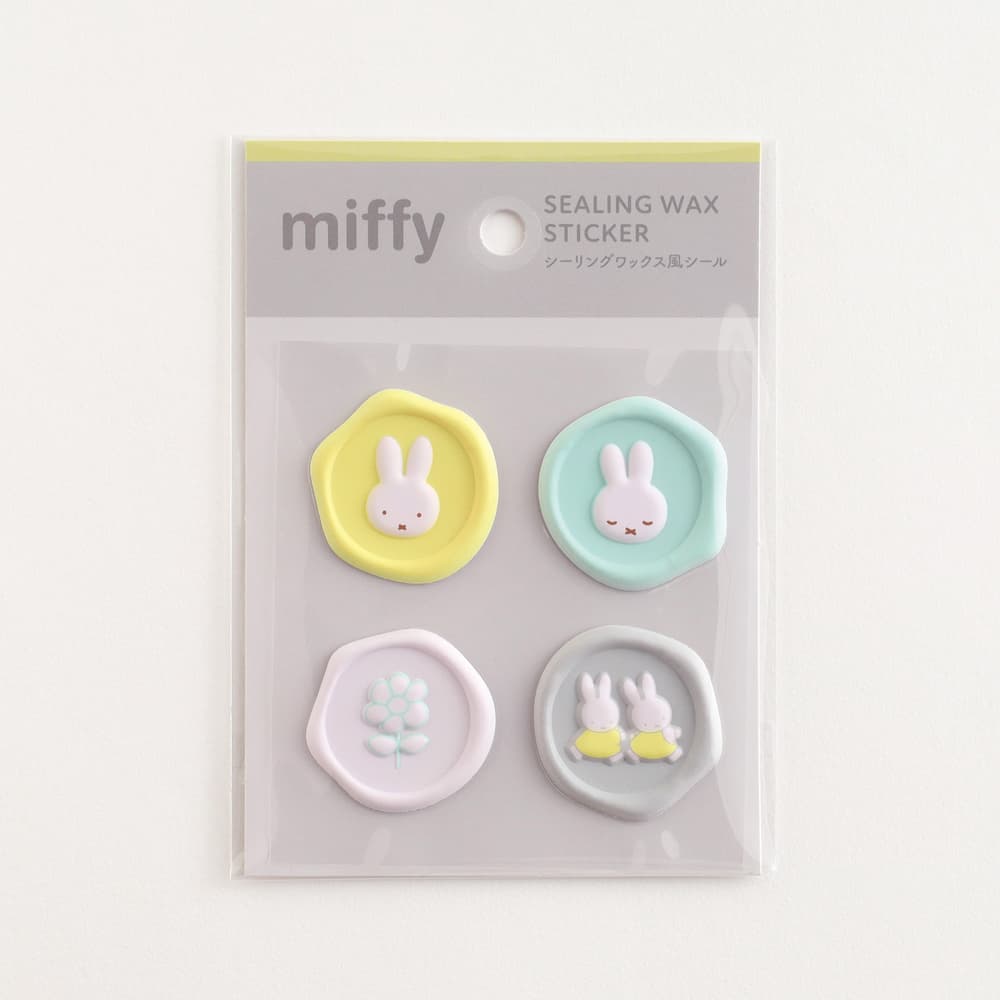 【楽天市場】ミッフィー シーリングワックス風シール(gray) BM-365 グリーンフラッシュ キャラクターグッズ miffy Dick Bruna 文具 大人 かわいい シンプル ...