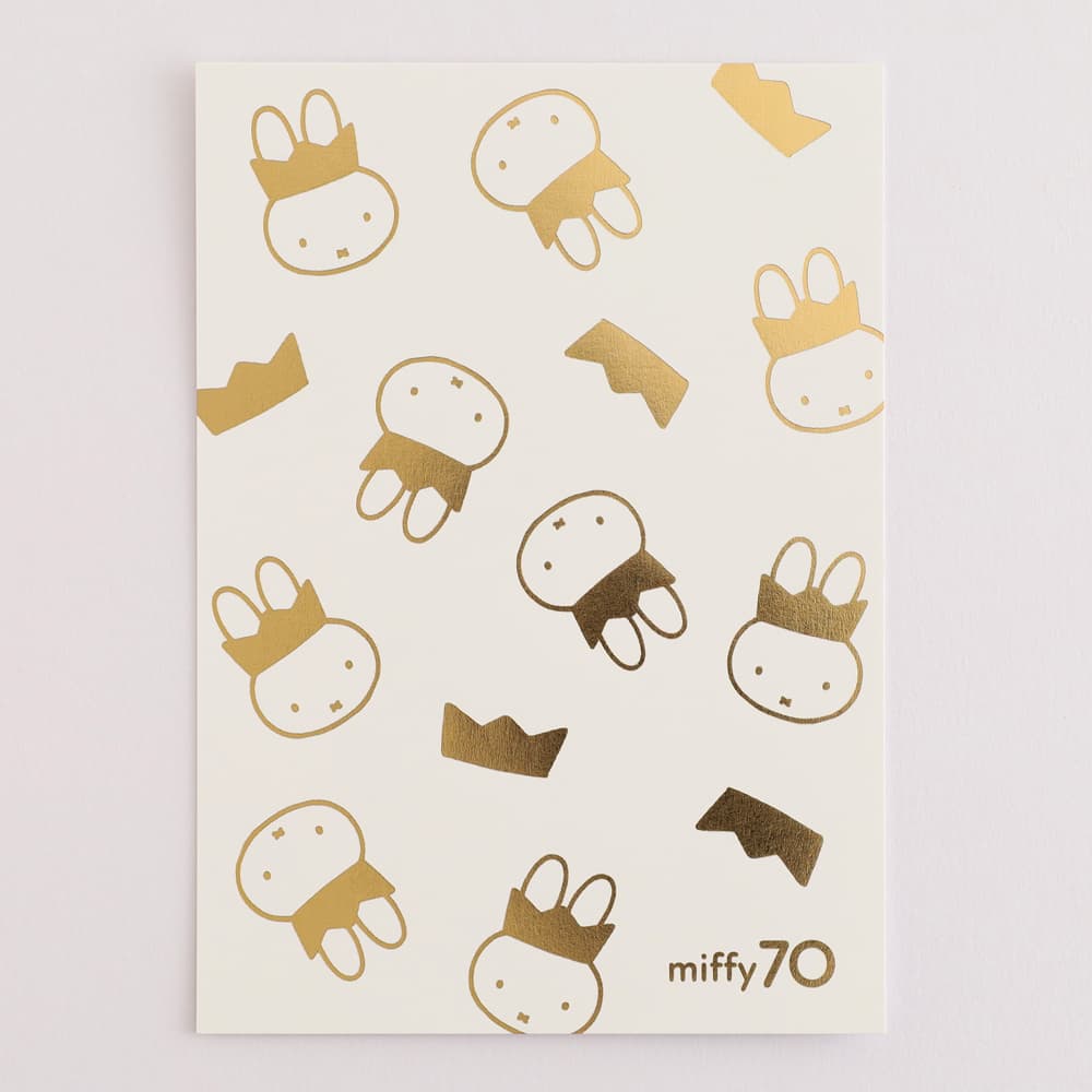 【楽天市場】ミッフィー 金箔押しポストカード(Queen_pattern) GMB-015 グリーンフラッシュ キャラクターグッズ miffy ...