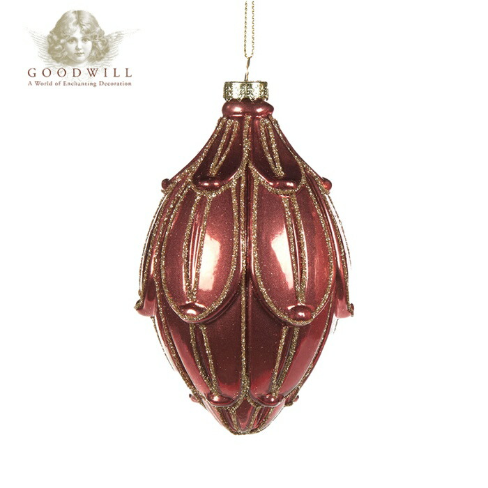 【楽天市場】GOODWILL(グッドウィル) ベルギー直輸入 フラワーナッツオーナメント ピンク[1]濃いピンク 14cm ヨーロッパ クリスマスツリー オーナメント クリスマスオーナメント ...