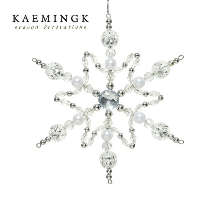 【楽天市場】KAEMINGK(カイミング)オランダ直輸入 スノーフレーク デンドライト 雪の結晶 16cm 1個入 オランダ ヨーロッパ 北欧 ...