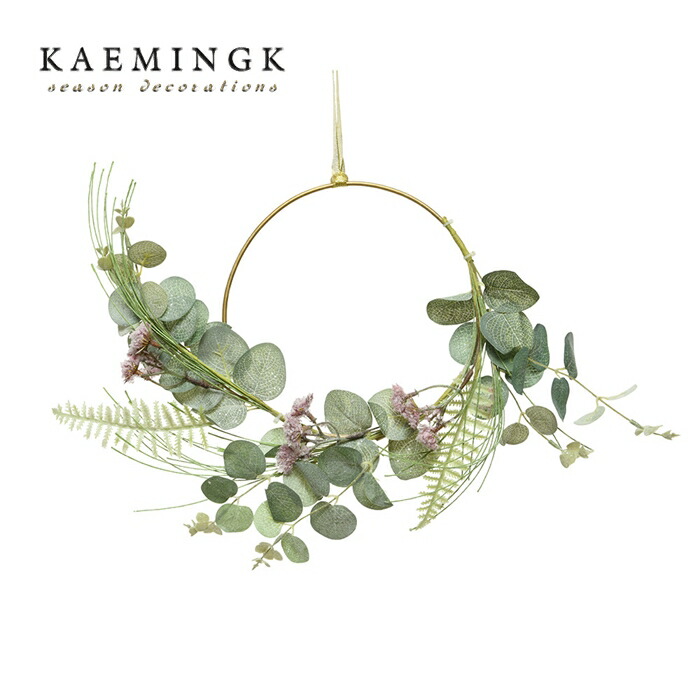 【楽天市場】KAEMINGK(カイミング)オランダ直輸入 リーフリース フラワーリース マルチカラー おしゃれ 1個入 オランダ ヨーロッパ ...