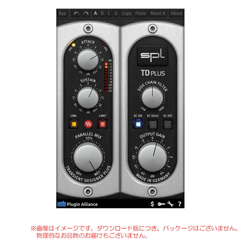 【楽天市場】PLUGIN ALLIANCE SPL TRANSIENT DESIGNER PLUS ダウンロード版 安心の日本正規品！【12/ ...