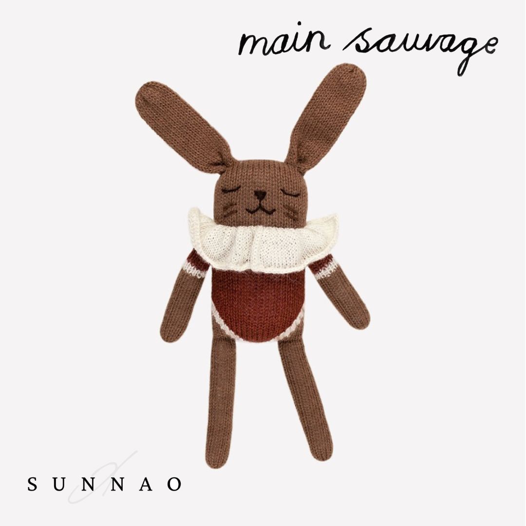 【楽天市場】＜Main Sauvage＞Bunny knit toy - Sienna bodysuit：SUNNAO楽天市場店