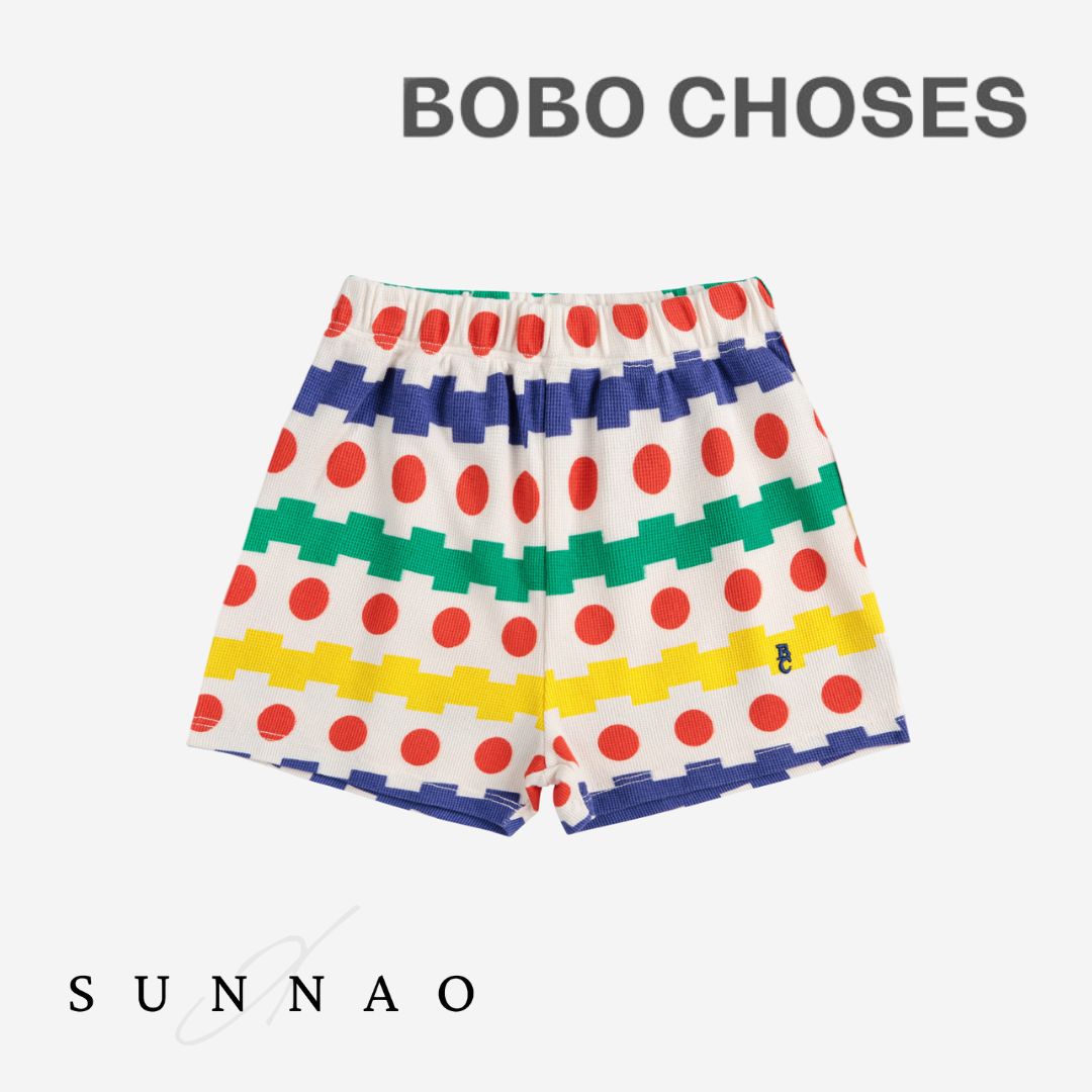 【楽天市場】＜BOBO CHOSES＞Geometric all over waffle shorts：SUNNAO楽天市場店