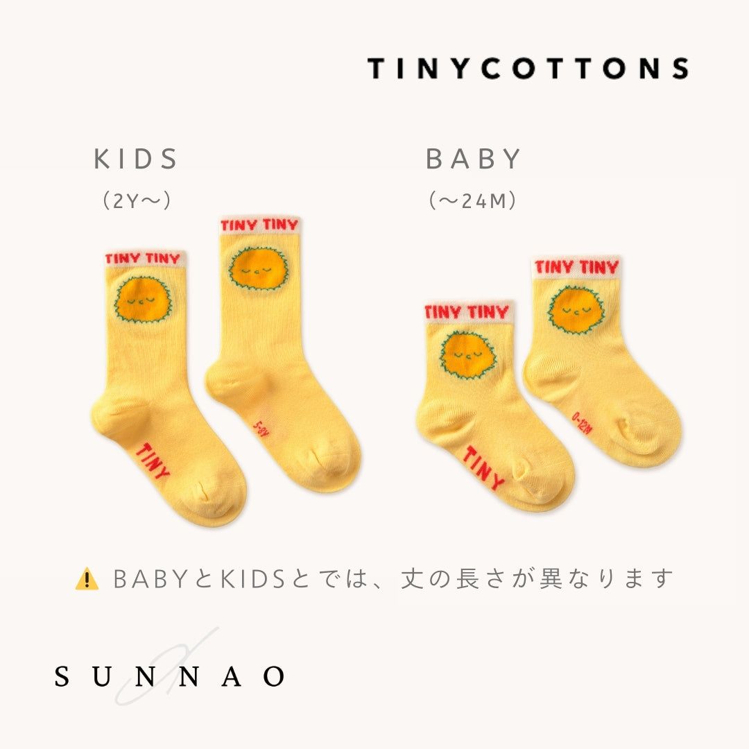 【楽天市場】＜TINYCOTTONS＞SUN MEDIUM SOCKS：SUNNAO楽天市場店