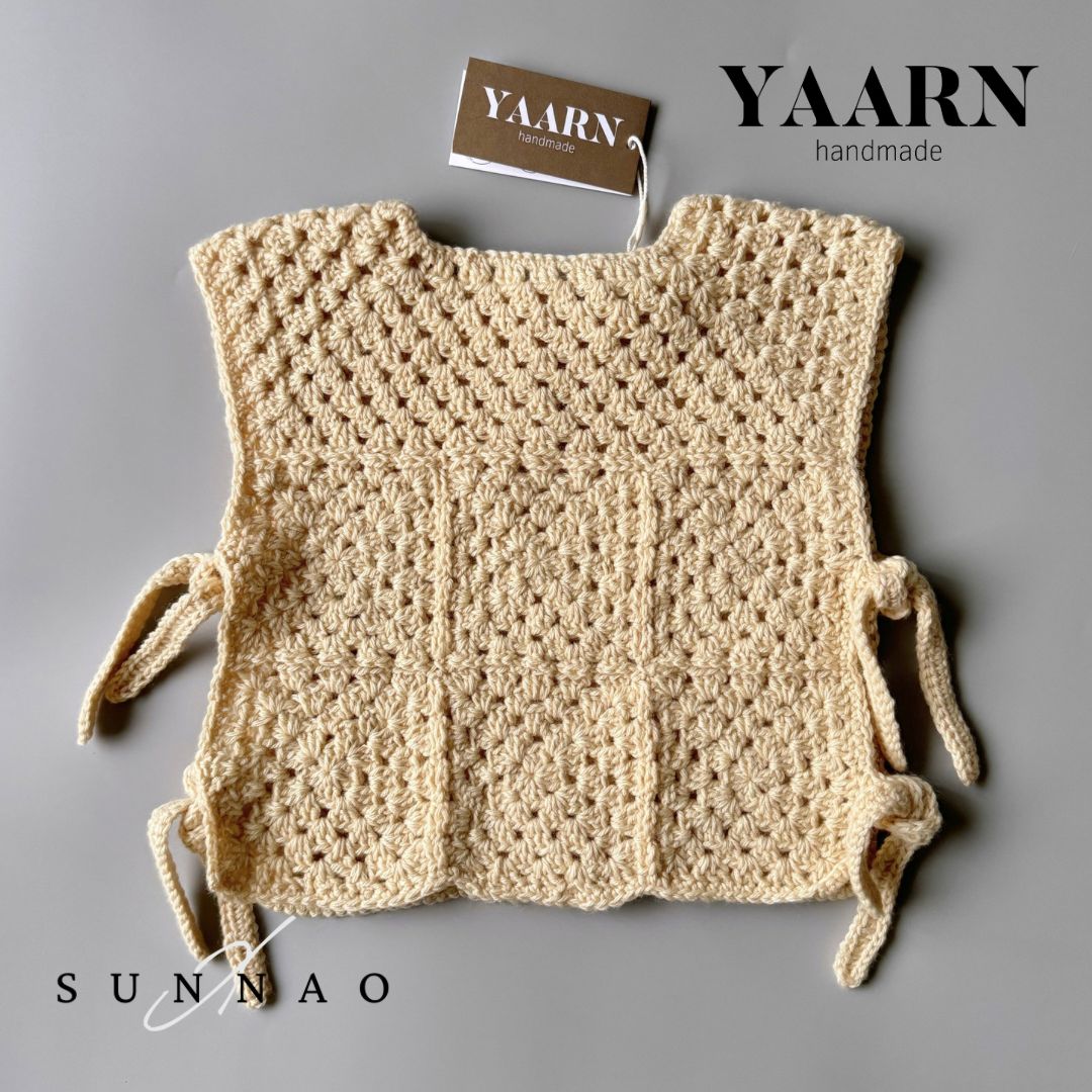 【楽天市場】＜YAARN＞ Woolen Vest ROWAN - Vanilla：SUNNAO楽天市場店