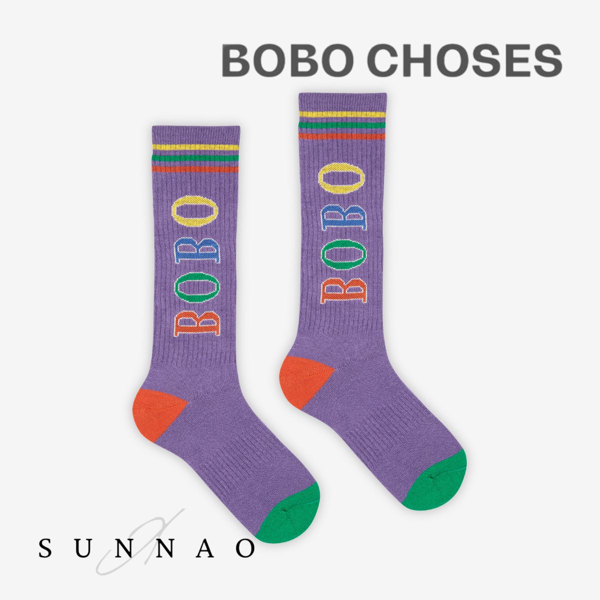 【楽天市場】＜BOBO CHOSES＞ Multicolor Bobo extra long socks：SUNNAO楽天市場店