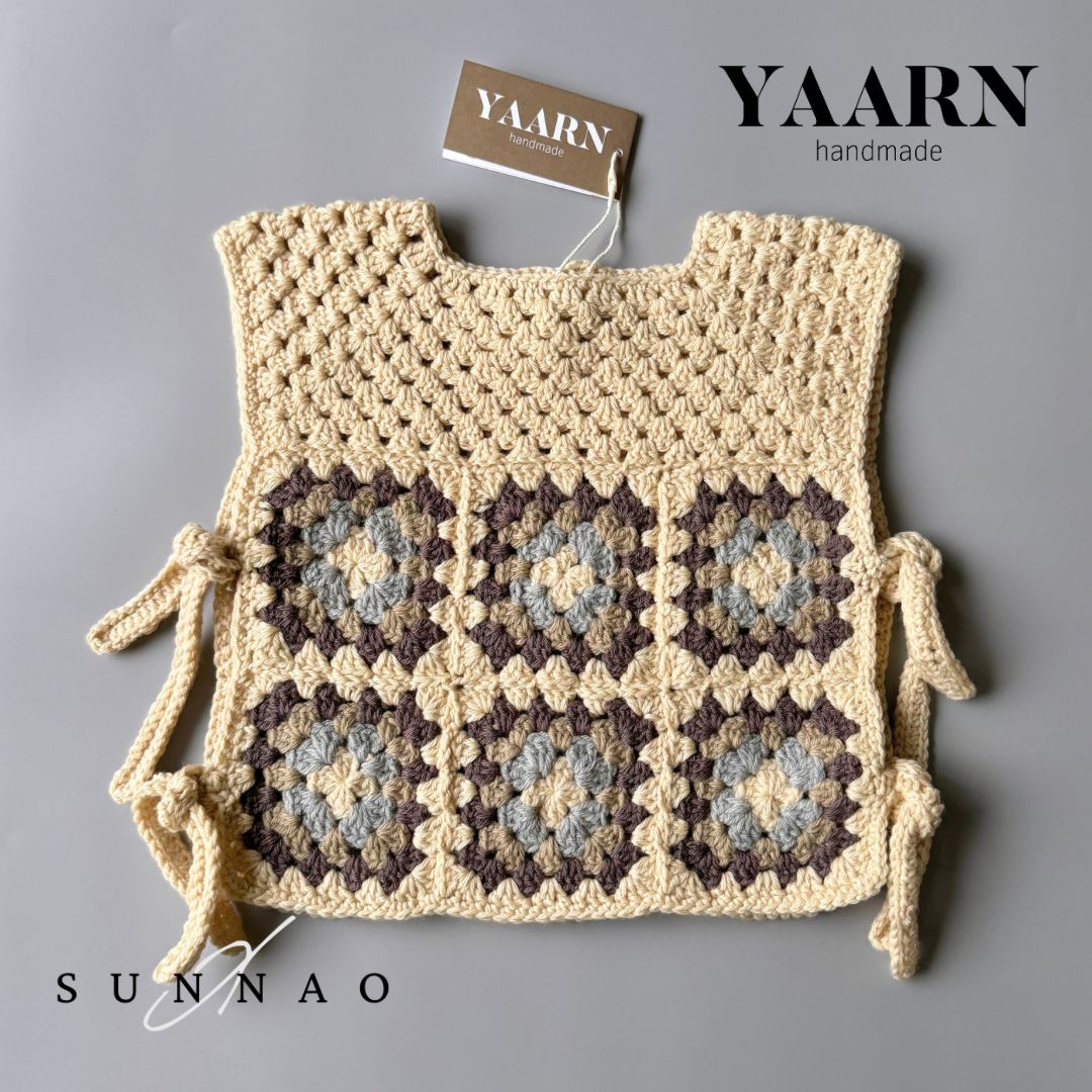 【楽天市場】＜YAARN＞ Woolen Vest ROWAN - GSQ Neutral：SUNNAO楽天市場店