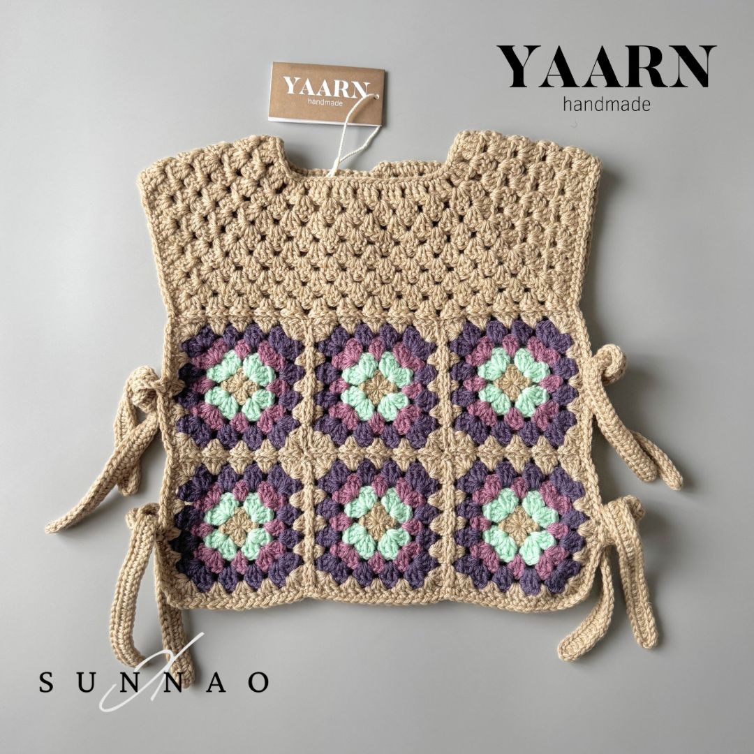 【楽天市場】＜YAARN＞ Woolen Vest ROWAN - GSQ Beige：SUNNAO楽天市場店