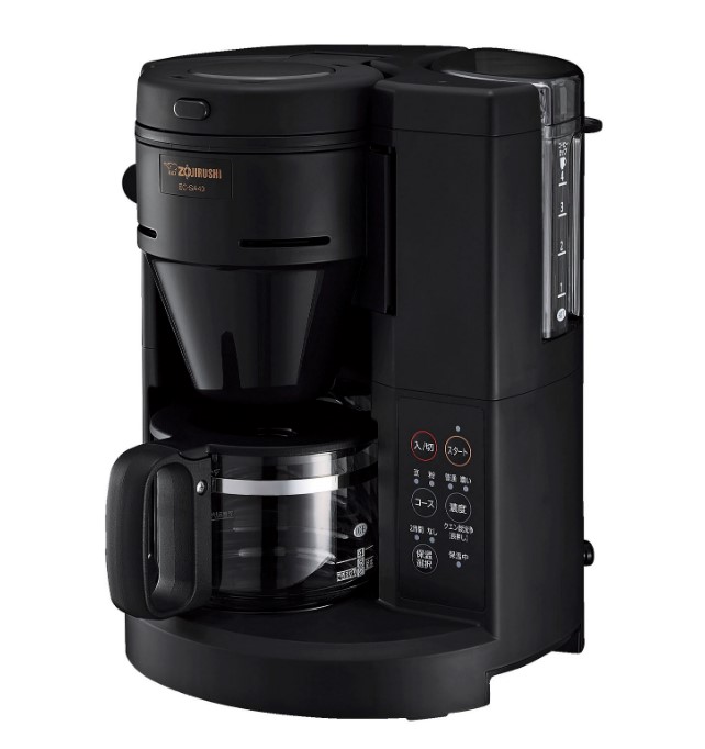 【楽天市場】象印 全自動コーヒーメーカー 珈琲通 珈琲カップ1～4カップ EC-SA40-BA ブラック 家庭用 ミル一体型 粗挽き 中細挽き 丸洗いOK ZOJIRUSHI：サンネット商店