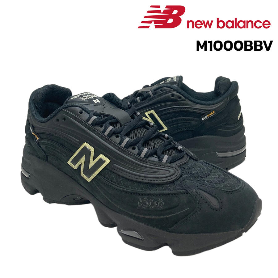 【楽天市場】ニューバランス メンズ スニーカー NEW BALANCE M1000BBV CORDURA PACK BLACK Dワイズ ...