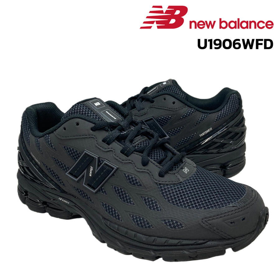 【楽天市場】ニューバランス メンズ スニーカー NEW BALANCE U1906WFD Black with Silver Metallic ...
