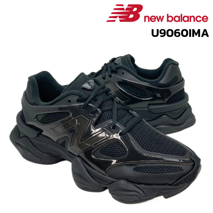 【楽天市場】ニューバランス メンズ スニーカー NEW BALANCE U9060IMA BLACK ' Caged - Black Cat ...