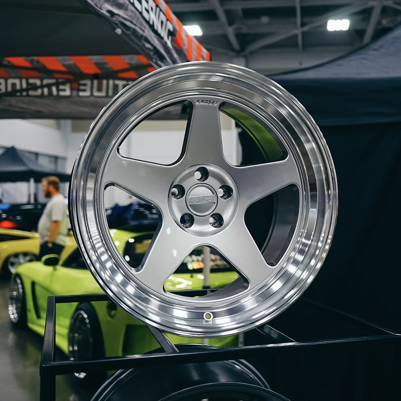 【楽天市場】【正規代理店】 KANSEI WHEELS KNP 5スポーク 1本 17インチ 18インチ 19インチ 8.5J 9J 9.5J ...