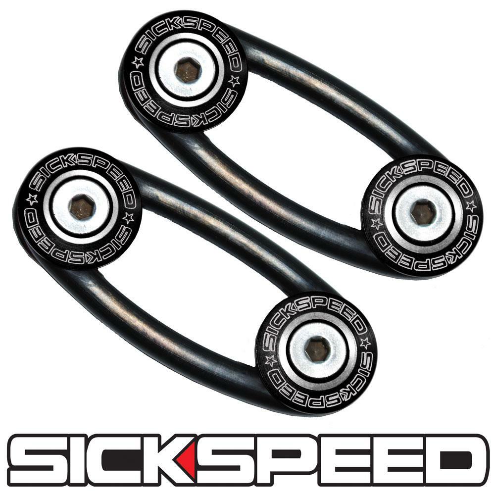 【楽天市場】SICKSPEED バンパークイックリリース ブラック フラット 左右1セット クイックファスナー バンパー 脱着 シックスピード 病気速度 USDM JDM：SUNSET ...