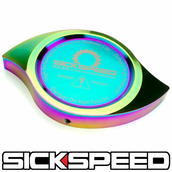 【楽天市場】SICKSPEED ラジエーターキャップカバー ネオクローム エンジンルーム ドレスアップ シックスピード 病気速度 USDM JDM：SUNSET USDMパーツ 楽天市場店