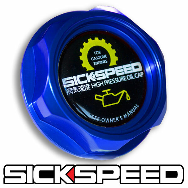 【楽天市場】SICKSPEED スバル オイルキャップ ブルー M42×P4.5 エンジンルーム ドレスアップ シックスピード 病気速度 USDM JDM：SUNSET USDMパーツ 楽天市場店