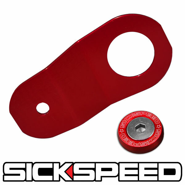 【楽天市場】SICKSPEED ラジエーターブラケット レッド ロゴ入り EK シビック CIVIC フェンダーワッシャー ステー シック ...
