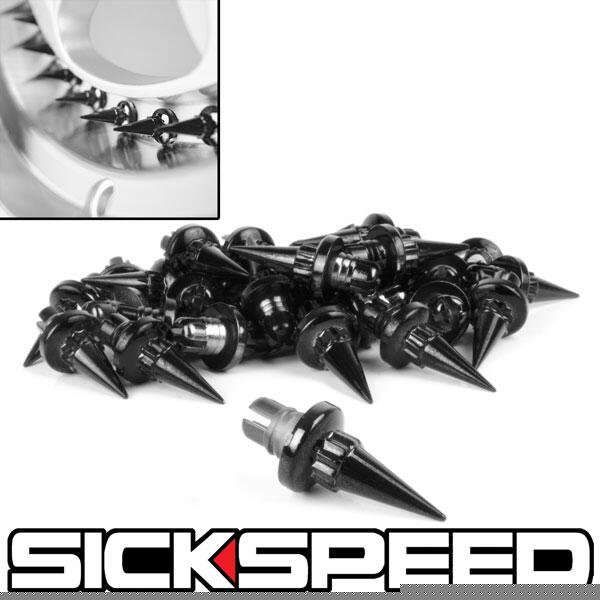 【楽天市場】SICKSPEED スパイクダミーピアスボルト ブラック XXR Avid1 ホイール ネジ ボルト シックスピード 病気速度 USDM JDM：SUNSET USDMパーツ 楽天市場店