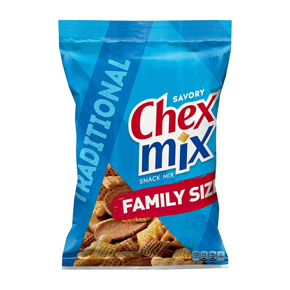 【楽天市場】【送料無料】 チェックスミックス トラディショナル スナック ファミリーサイズ 425g ジェネラルミルズ お菓子【General ...