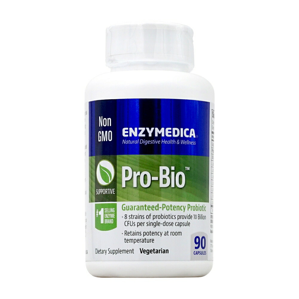 【楽天市場】【送料無料】プロバイオ 乳酸菌 90粒 カプセル エンザイメディカ【Enzymedica】Pro-Bio Guaranteed ...