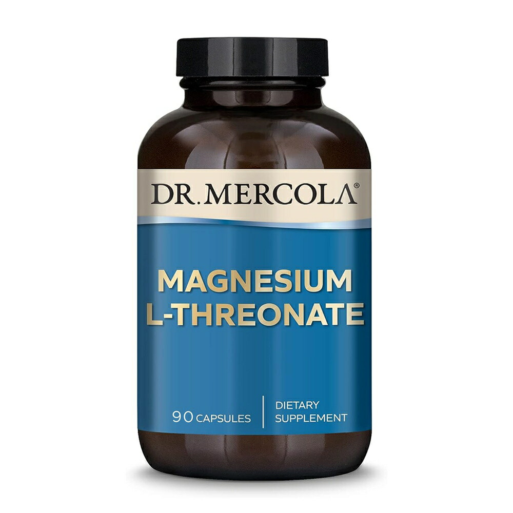 【楽天市場】【送料無料】L-トレオン酸マグネシウム 90粒 カプセル ドクターメルコラ【Dr. Mercola】Magnesium L ...