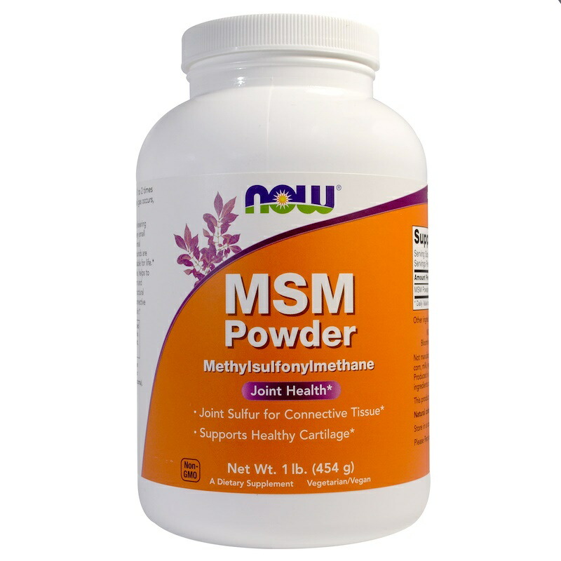 【楽天市場】【送料無料】 ナウフーズ MSM パウダー 454g【Now Foods】MSM Powder 454g：VitaCafe