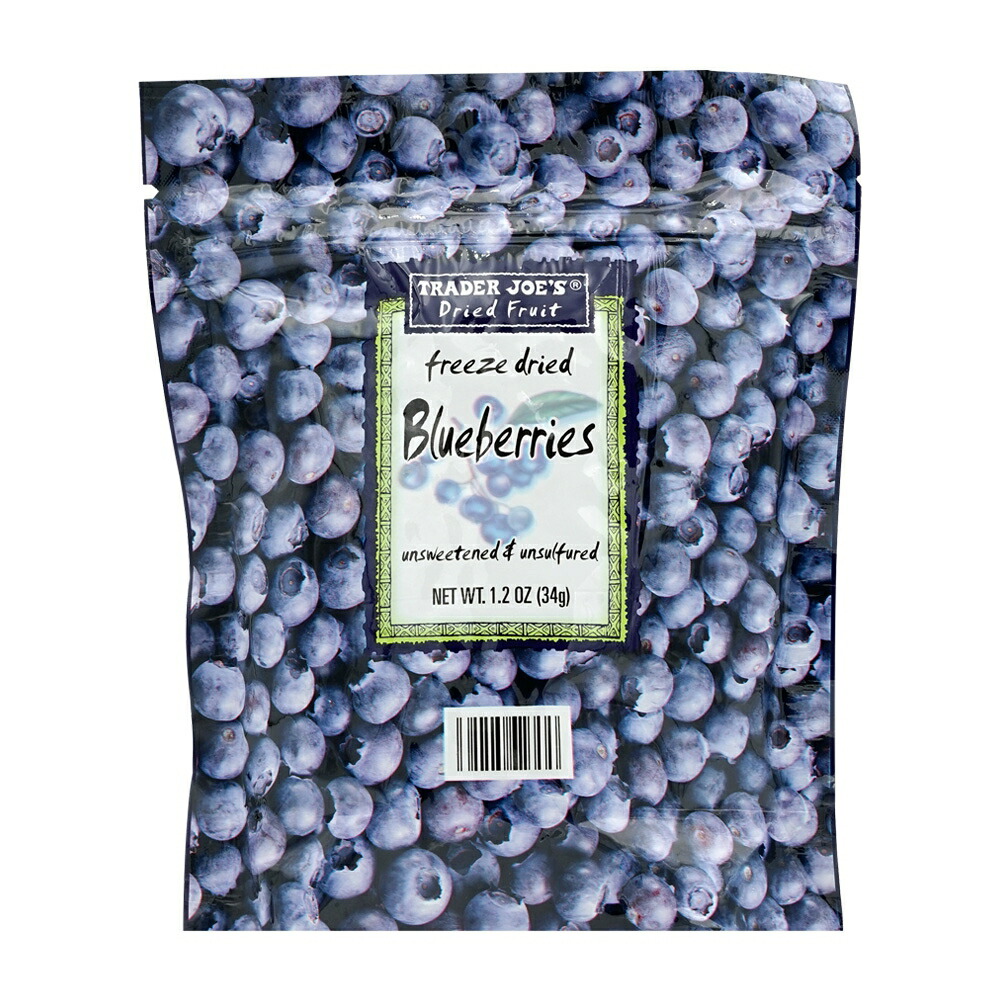 【楽天市場】【送料無料】フリーズドライ ブルーベリー 34g トレーダージョーズ ドライフルーツ トレジョ【Trader Joe's】Freeze Dried Blueberries, 1.2 ...